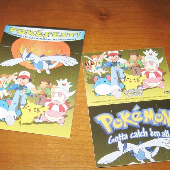 Nintendo | Toys | 2 Vintage Pokmon Pokfest Cards Gotta Catch Em All ...